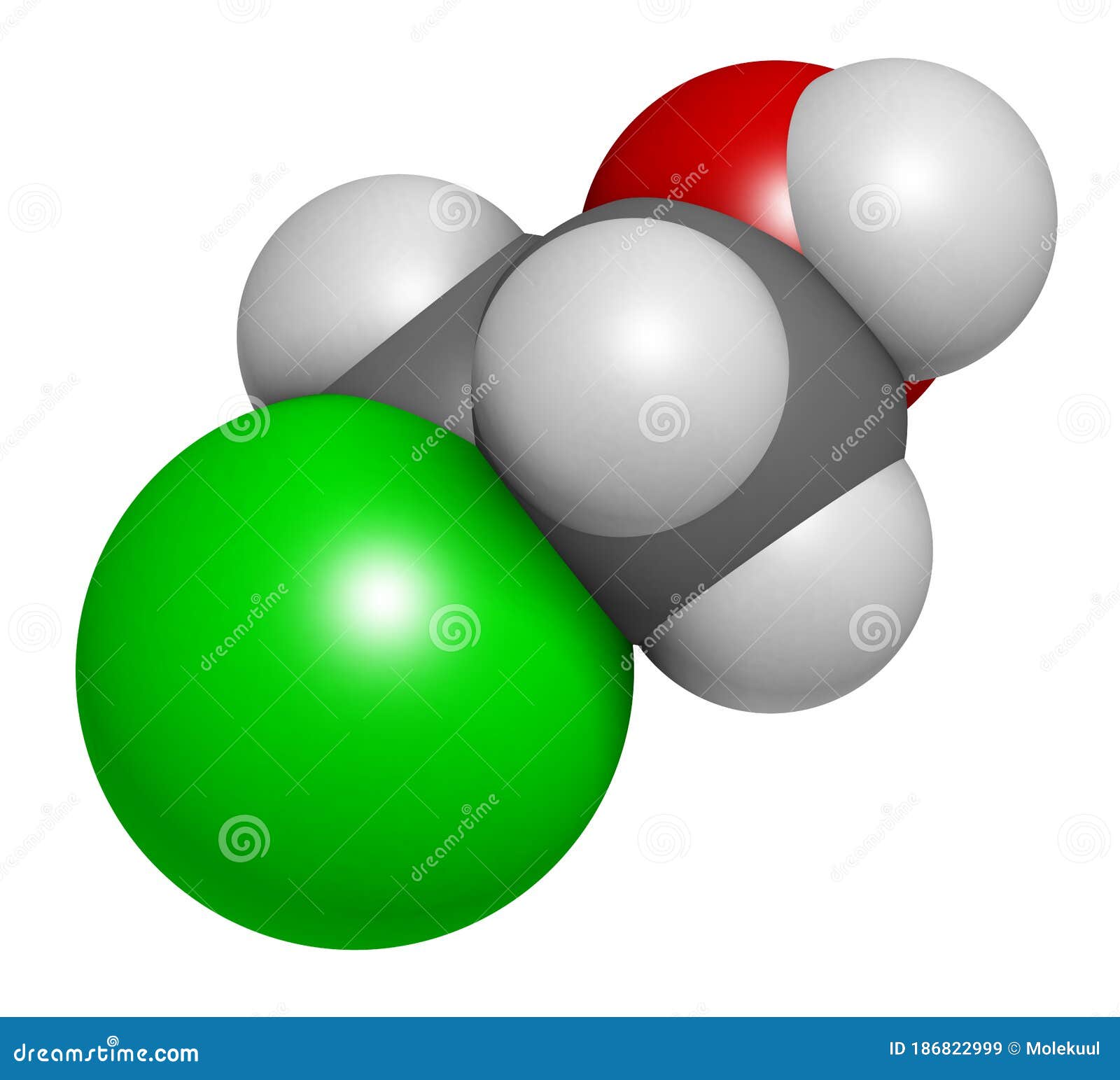 Ethylene Chlorohydrin Molecule. Side Product Formed during Ethylene ...