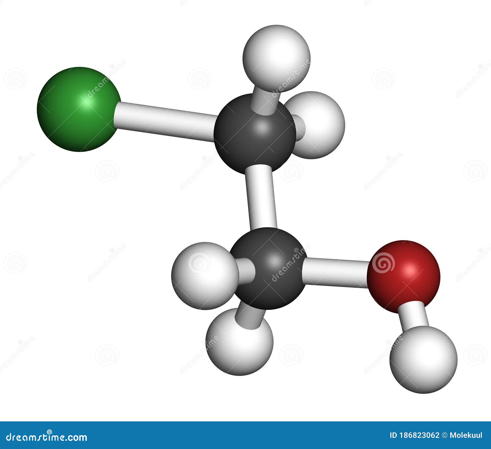 Ethylene Chlorohydrin Molecule. Side Product Formed during Ethylene ...