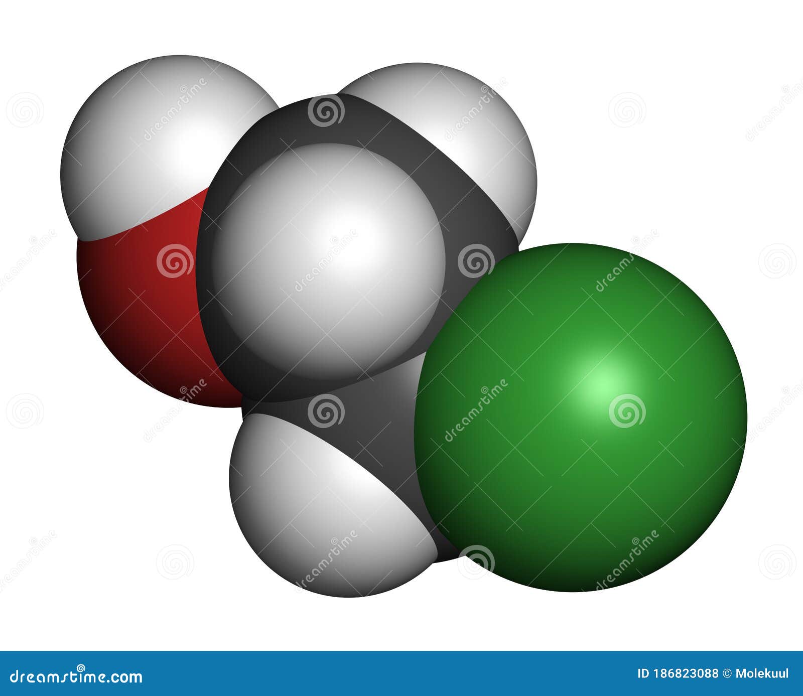 Ethylene Chlorohydrin Molecule. Side Product Formed during Ethylene ...