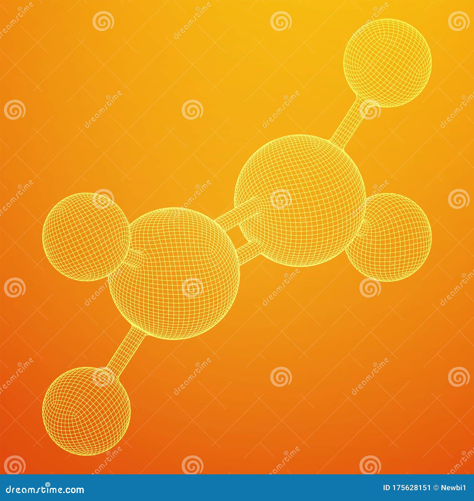 Ethylene Ethene Molecule. Cartoon Vector | CartoonDealer.com #175628151