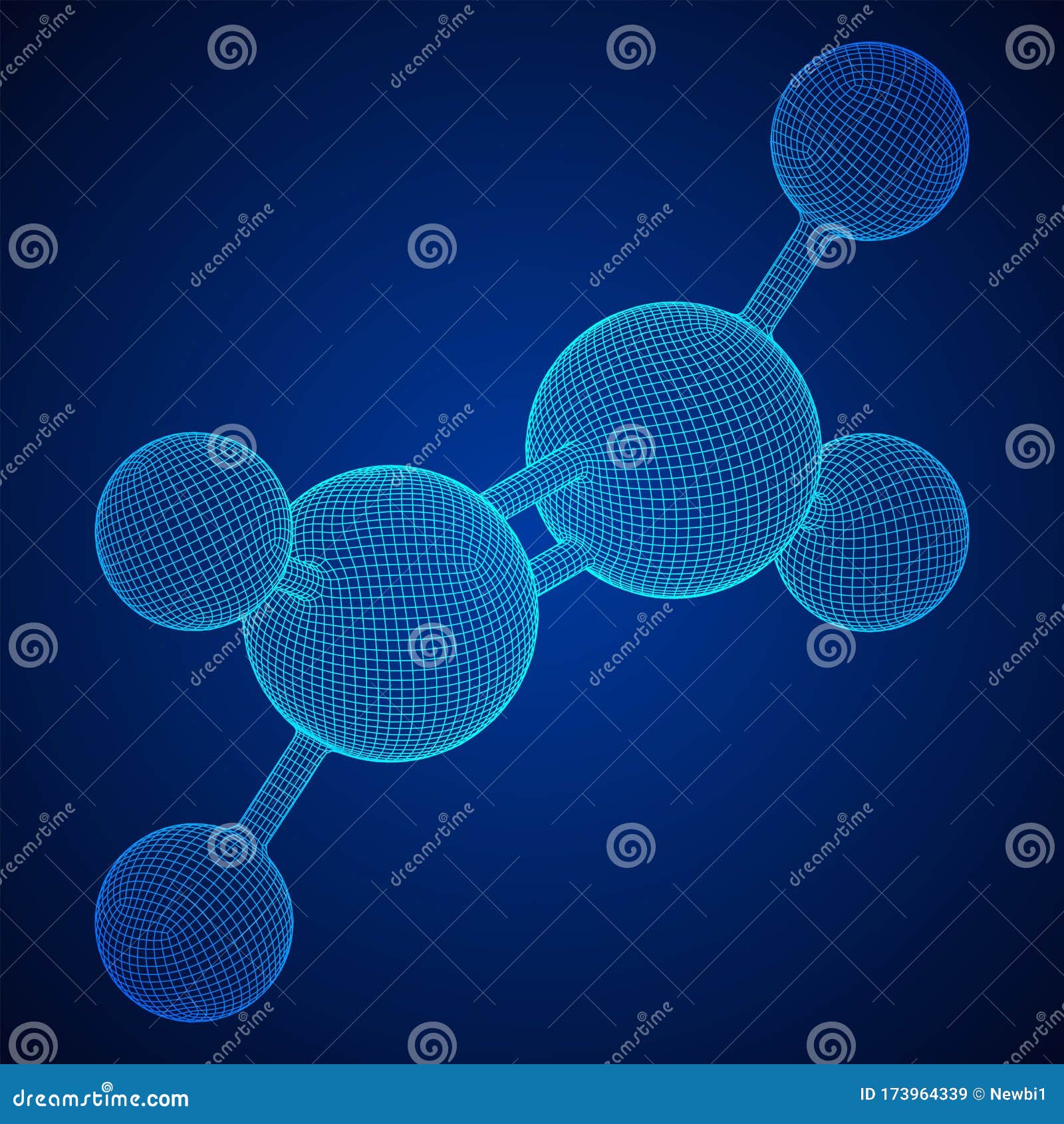 Ethylene, Ethane, C2H4 Molecule. IStructural Chemical Formula And ...