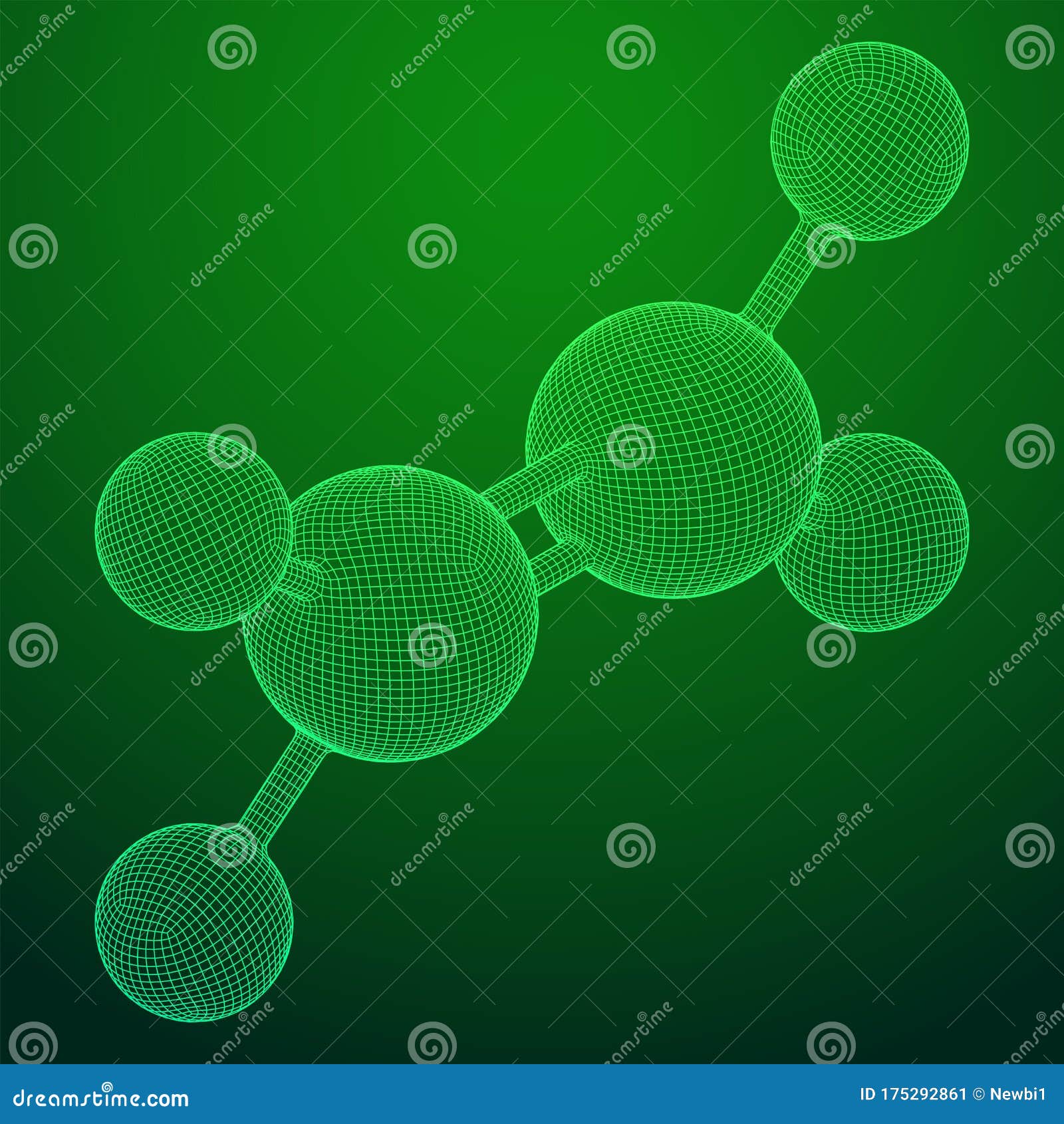 Ethylene Ethene Molecule. Cartoon Vector | CartoonDealer.com #175292861