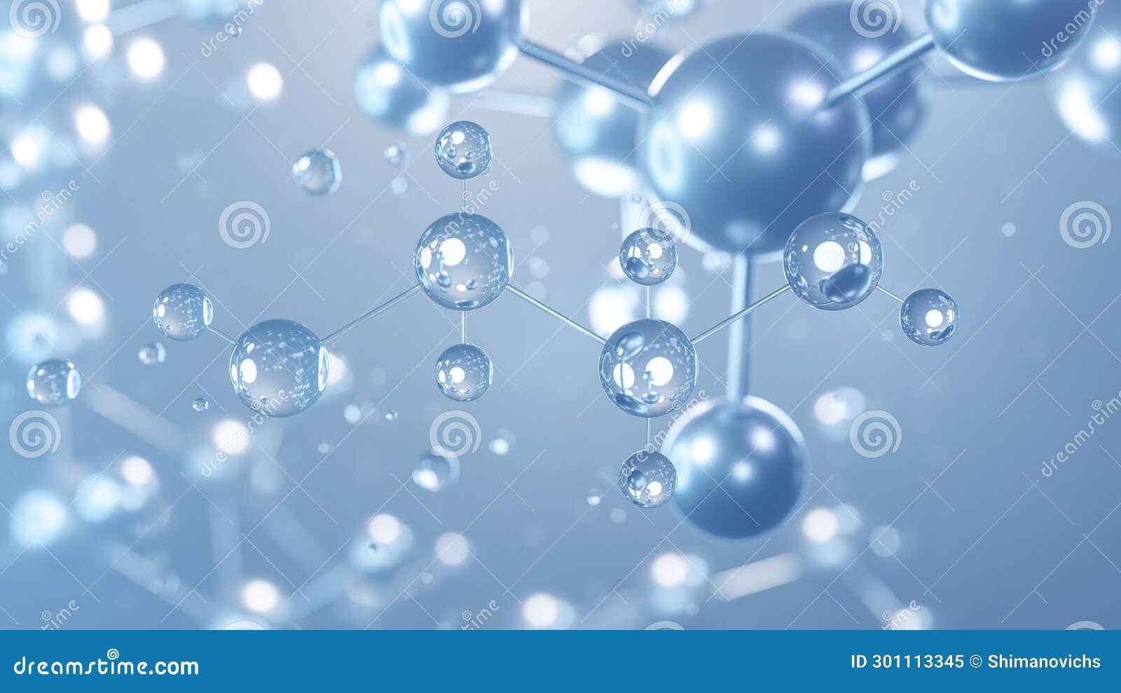 Ethylene Glycol Molecular Structure 3d, Flat Model, Vicinal Diol ...