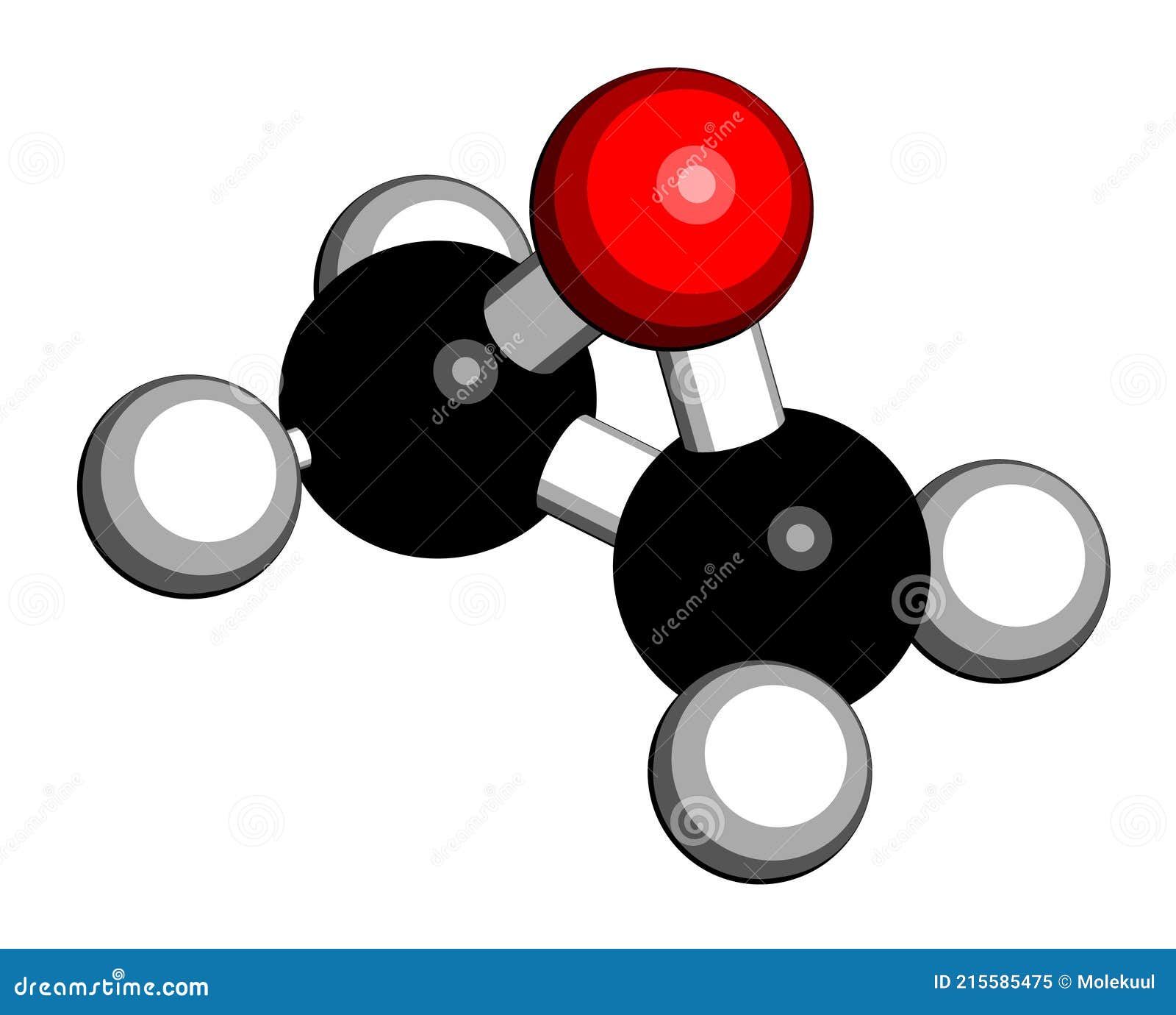Ethylene Oxide Oxirane Molecule. Uses Include Sterilization Of Medical ...