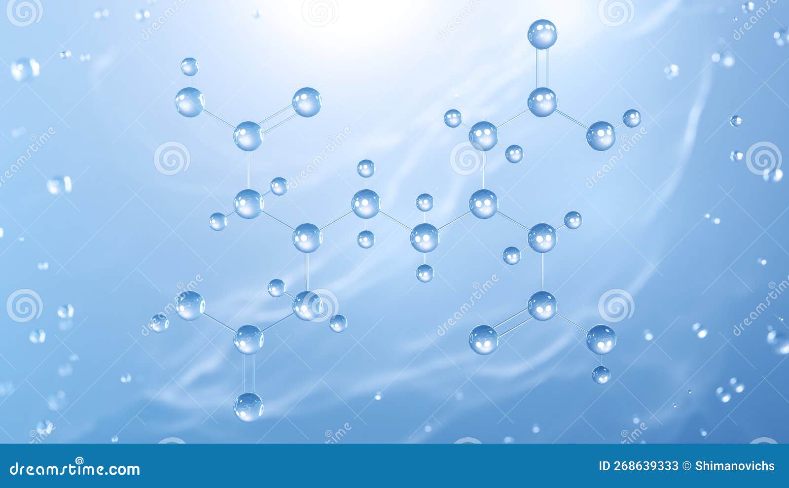 Ethylenediaminetetraacetic Acid Molecular Structure, 3d Model Molecule ...