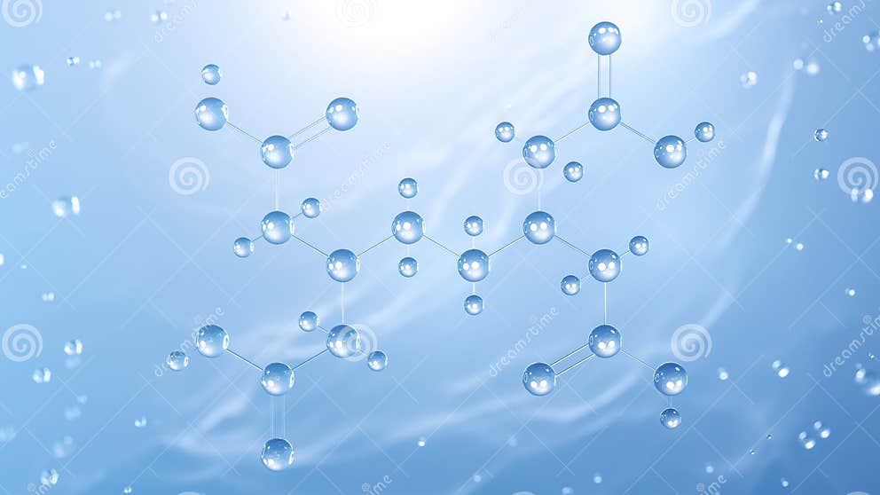 Ethylenediaminetetraacetic Acid Molecular Structure, 3d Model Molecule ...