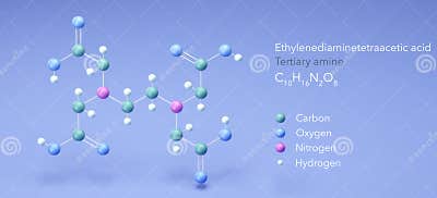 Ethylenediaminetetraacetic Acid Molecule, Molecular Structures, Edta ...