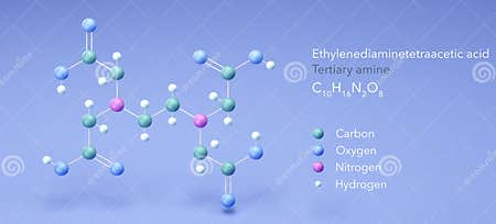 Ethylenediaminetetraacetic Acid Molecule, Molecular Structures, Edta ...