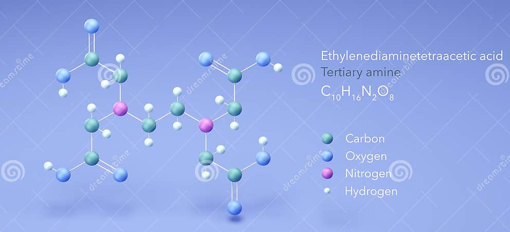 Ethylenediaminetetraacetic Acid Molecule, Molecular Structures, Edta ...