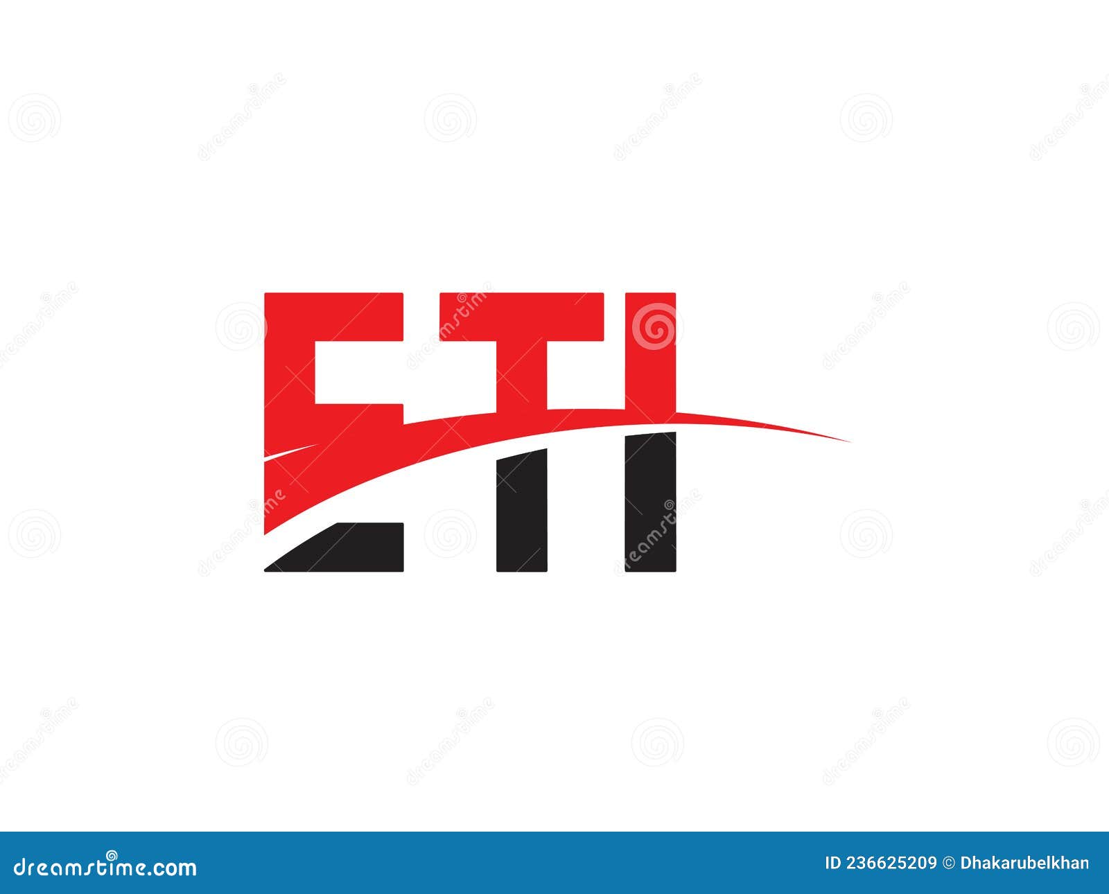 ETI Letter Initial Logo Design Vector Illustration Stock Vector ...