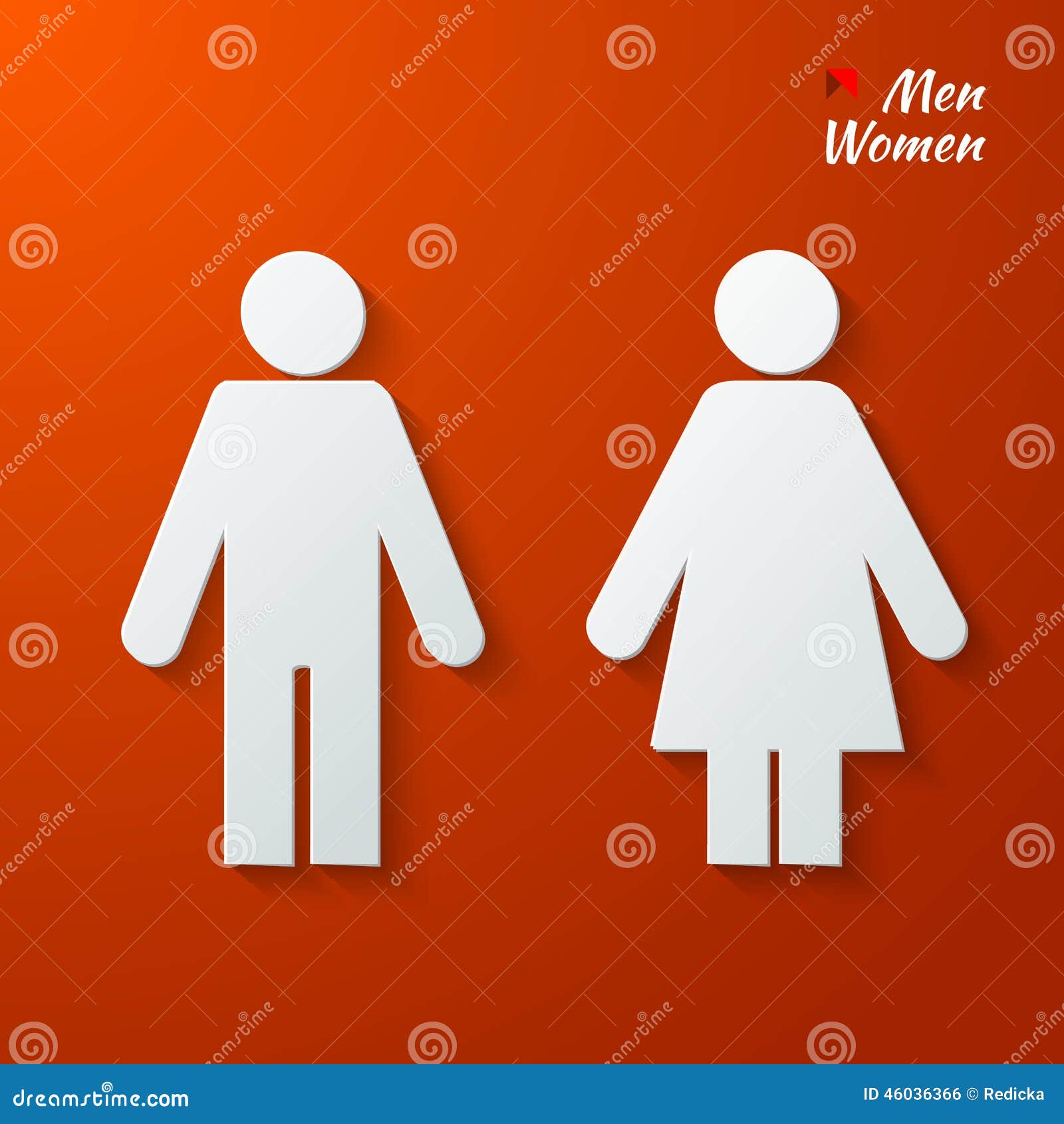 Etichetta della toilette illustrazione vettoriale. Illustrazione di ...