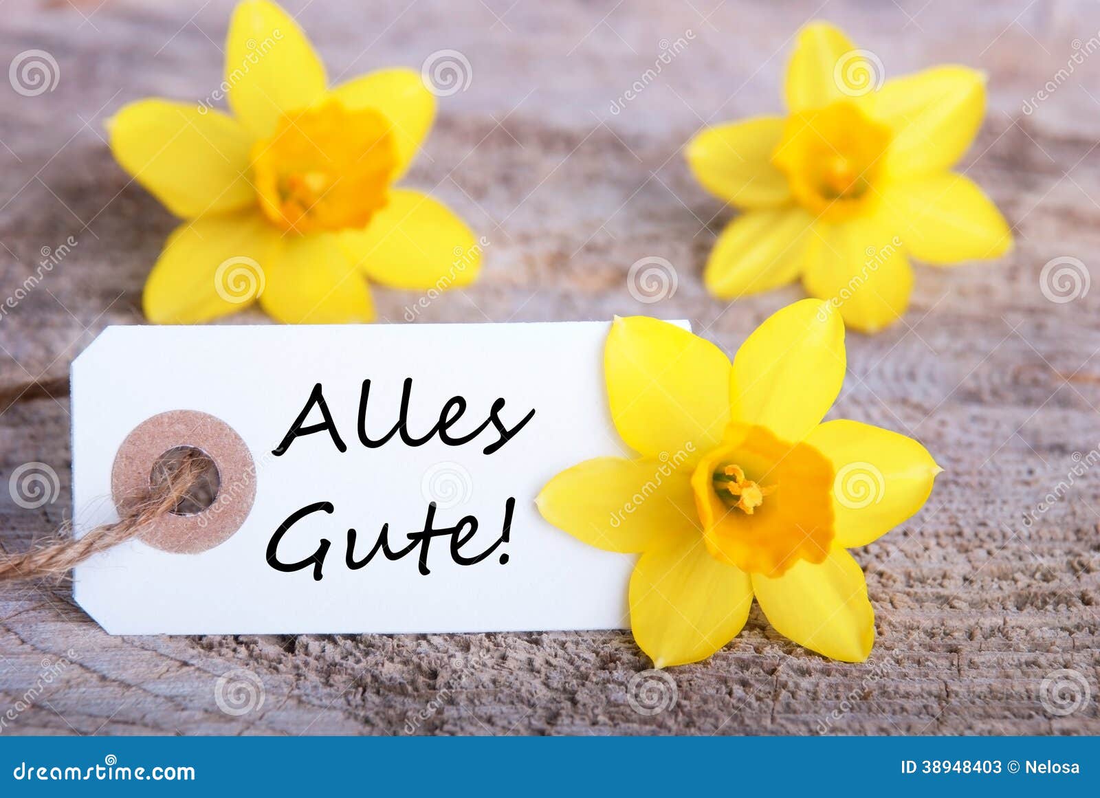 Etiket met Alles Gute stock afbeelding. Image of gelukkig - 38948403