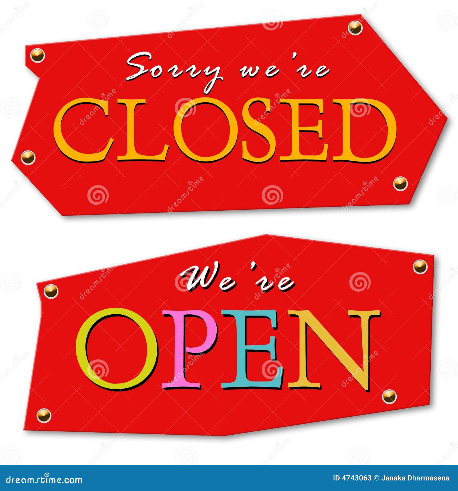 Etiqueta cerrada y abierta stock de ilustración. Ilustración de fondo ...