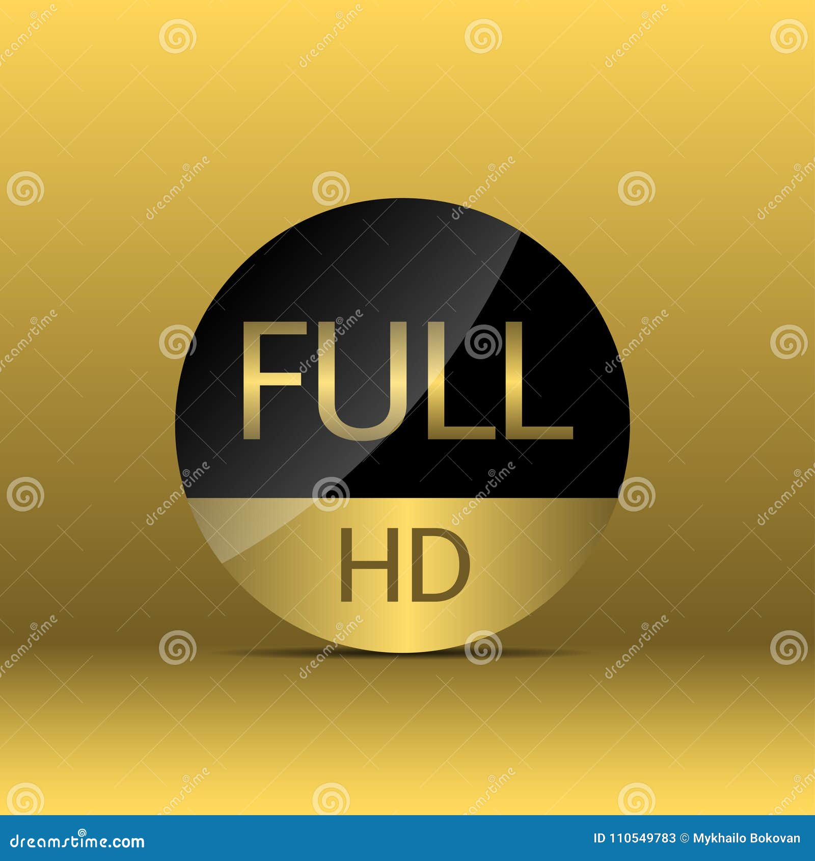 Etiqueta completa de HD ilustración del vector. Ilustración de equipo ...