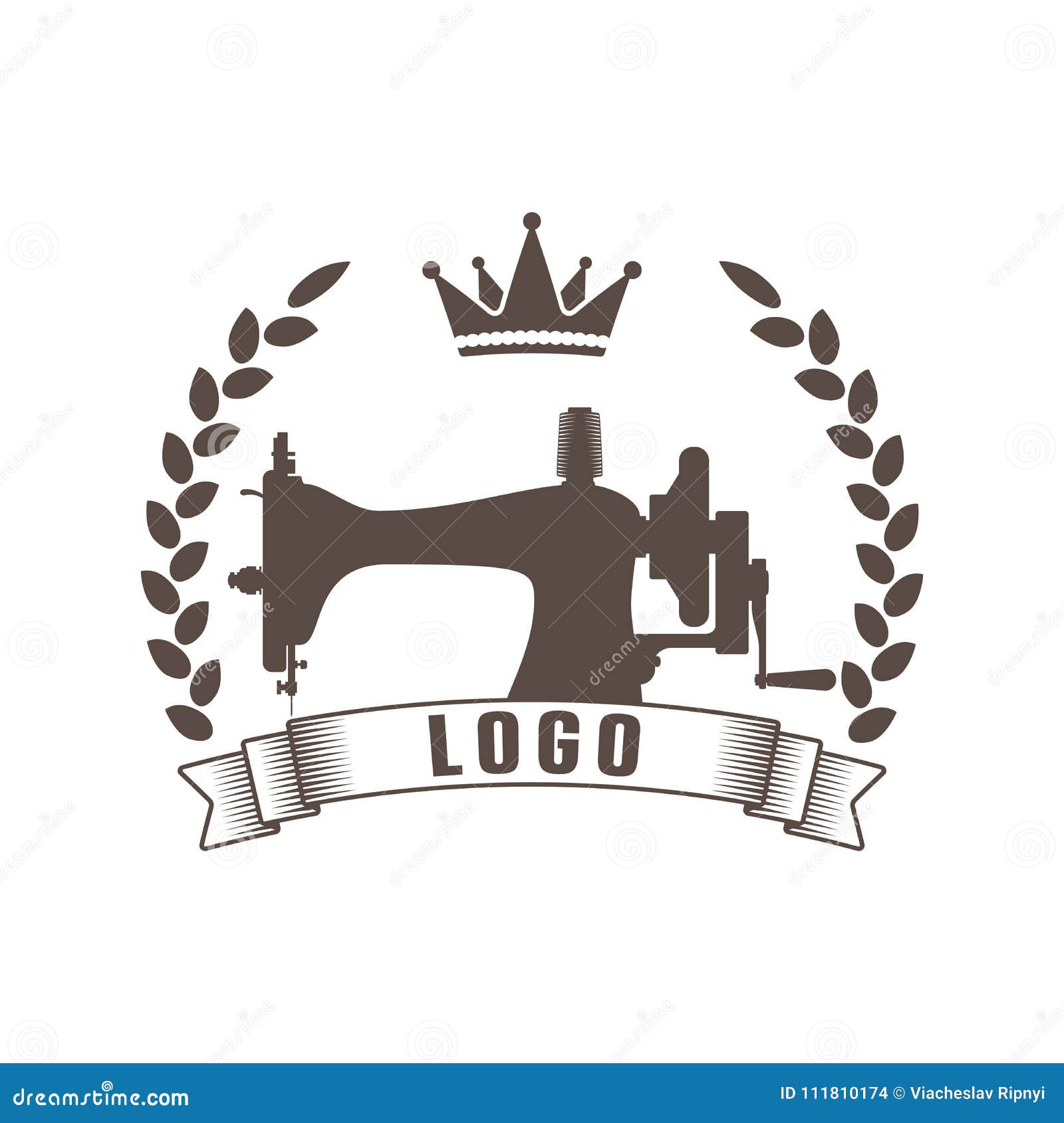 Etiqueta cosida vector ilustración del vector. Ilustración de emblema ...