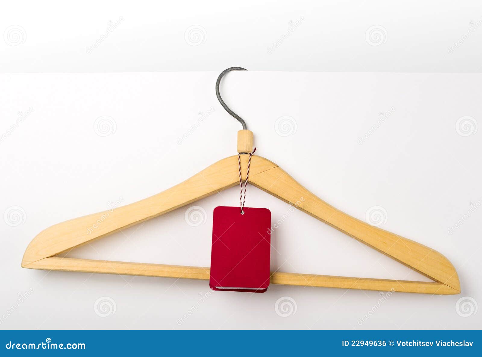 Etiqueta y percha rojas foto de archivo. Imagen de percha - 22949636