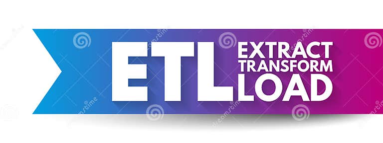 ETL - Extract Transform Load is a Three-phase Process Where Data is ...
