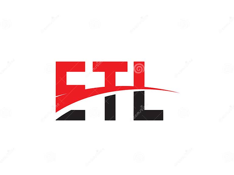 ETL Letter Initial Logo Design Vector Illustration Stock Vector ...