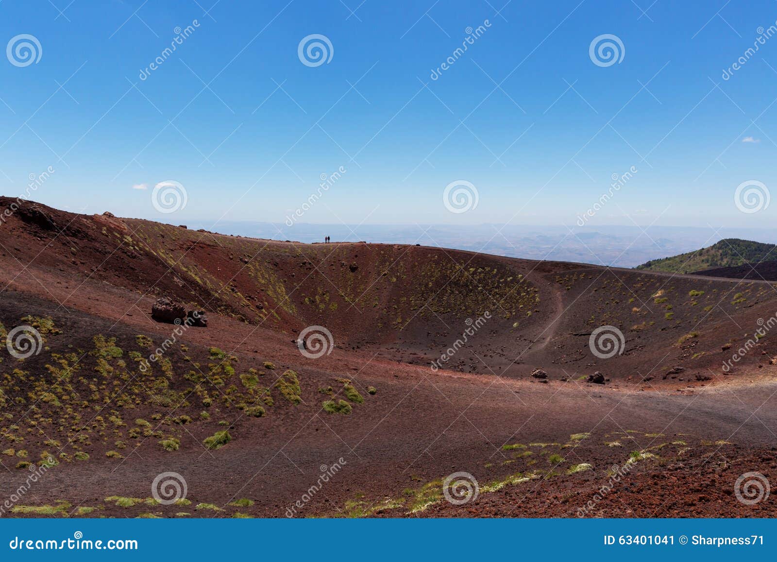 Etna Volcano Sylvestre Caldera Stock Image - Image of caldera ...