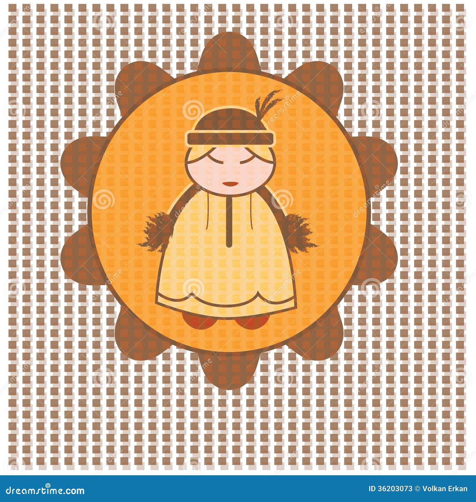 Etnic icon stock vector. Illustration of happy, dude - 36203073