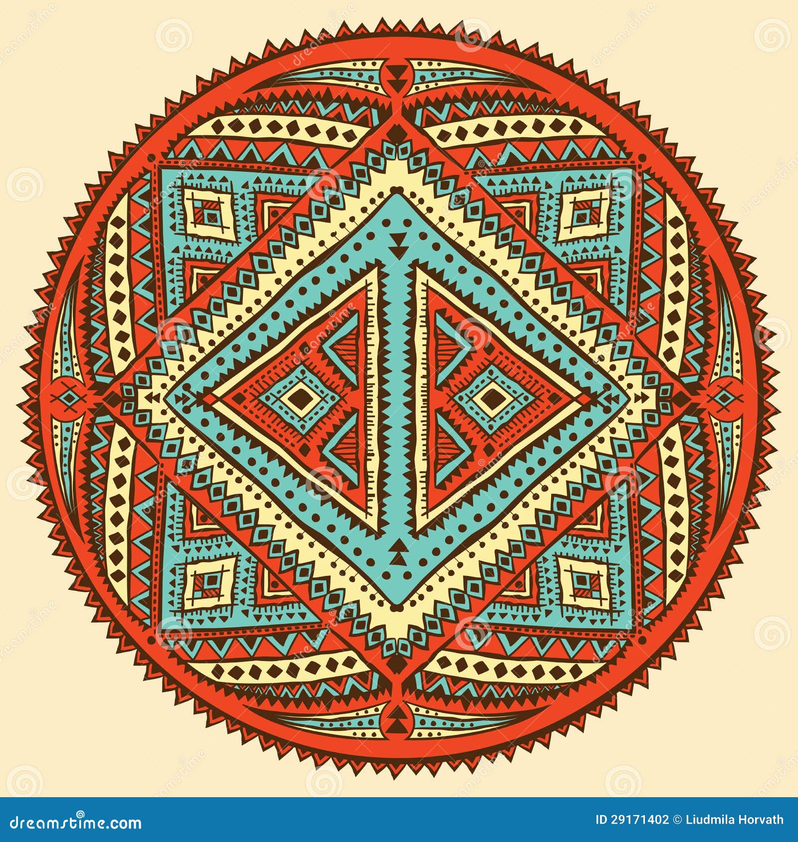 Etnisk prydnad vektor illustrationer. Illustration av paisley - 29171402