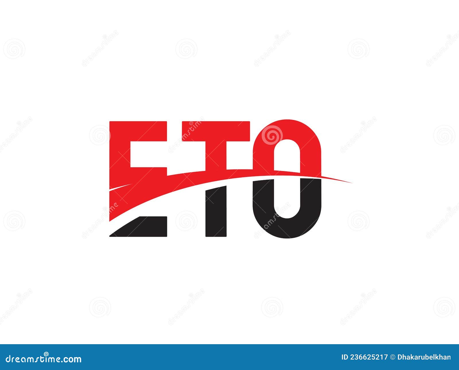 ETO Letter Initial Logo Design Vector Illustration Stock Vector ...