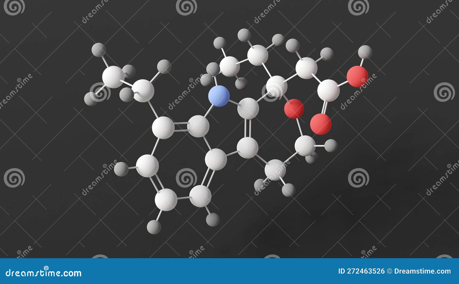 Etodolac Molecule, Molecular Structure, Anti-inflammatory, Ball And ...