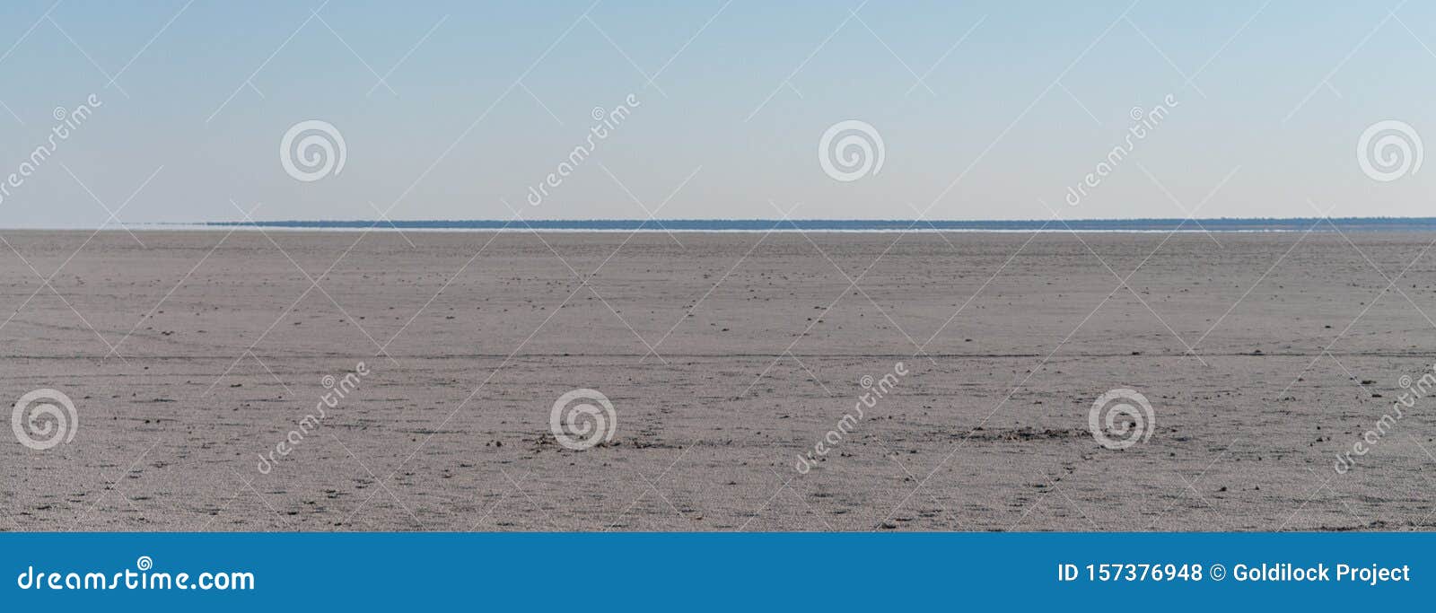 The Etosha Salt Pan stock photo. Image of blue, area - 157376948