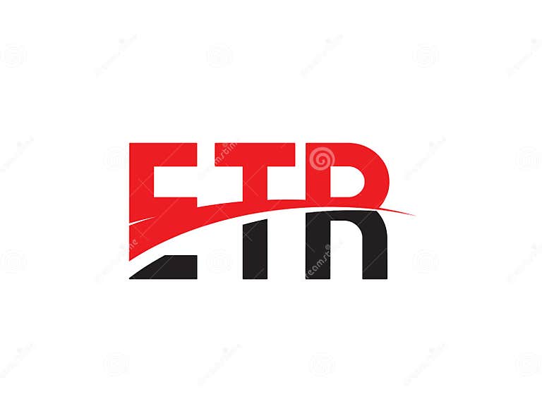 ETR Letter Initial Logo Design Vector Illustration Stock Vector ...