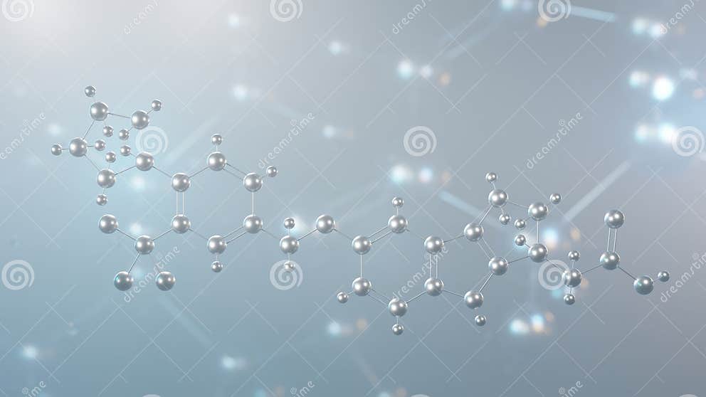 Etrasimod Molecular Structure, 3d Model Molecule, Velsipity, Structural ...