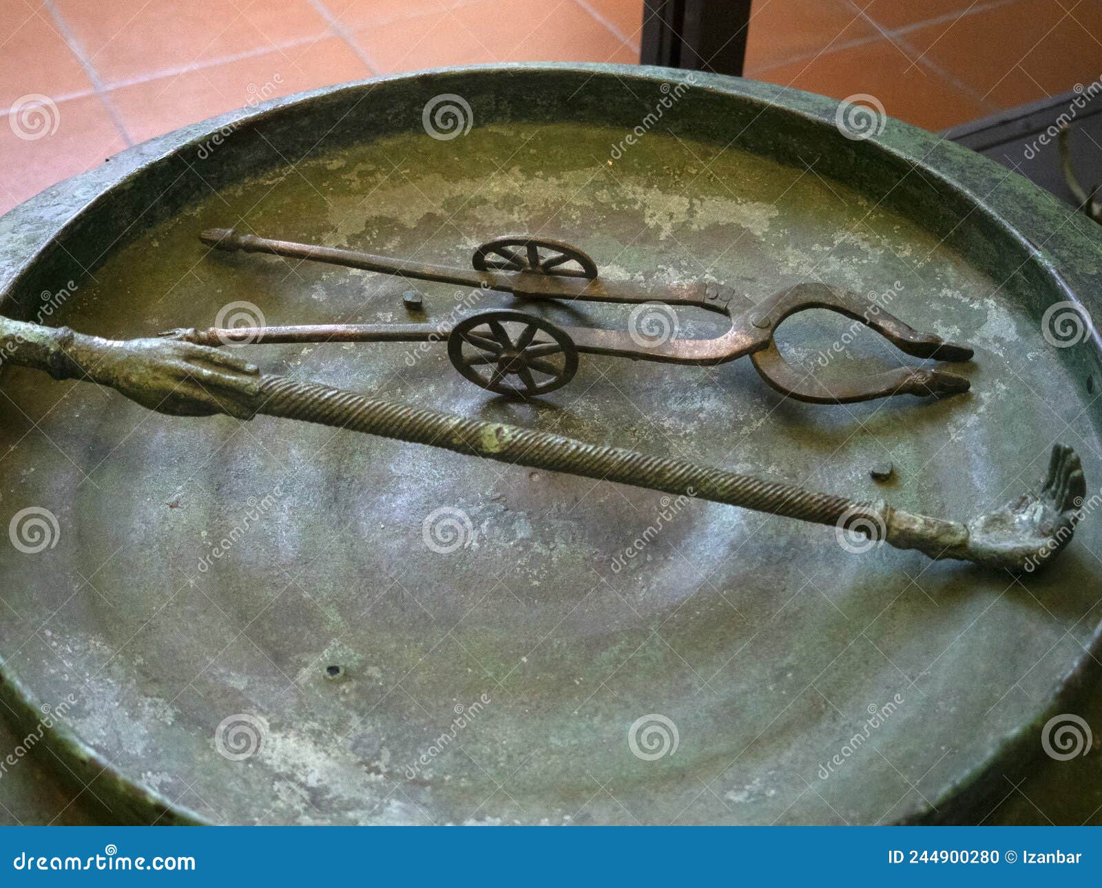 Etruscan Bronze Item Detail Close Up Editorial Image - Image of harness ...