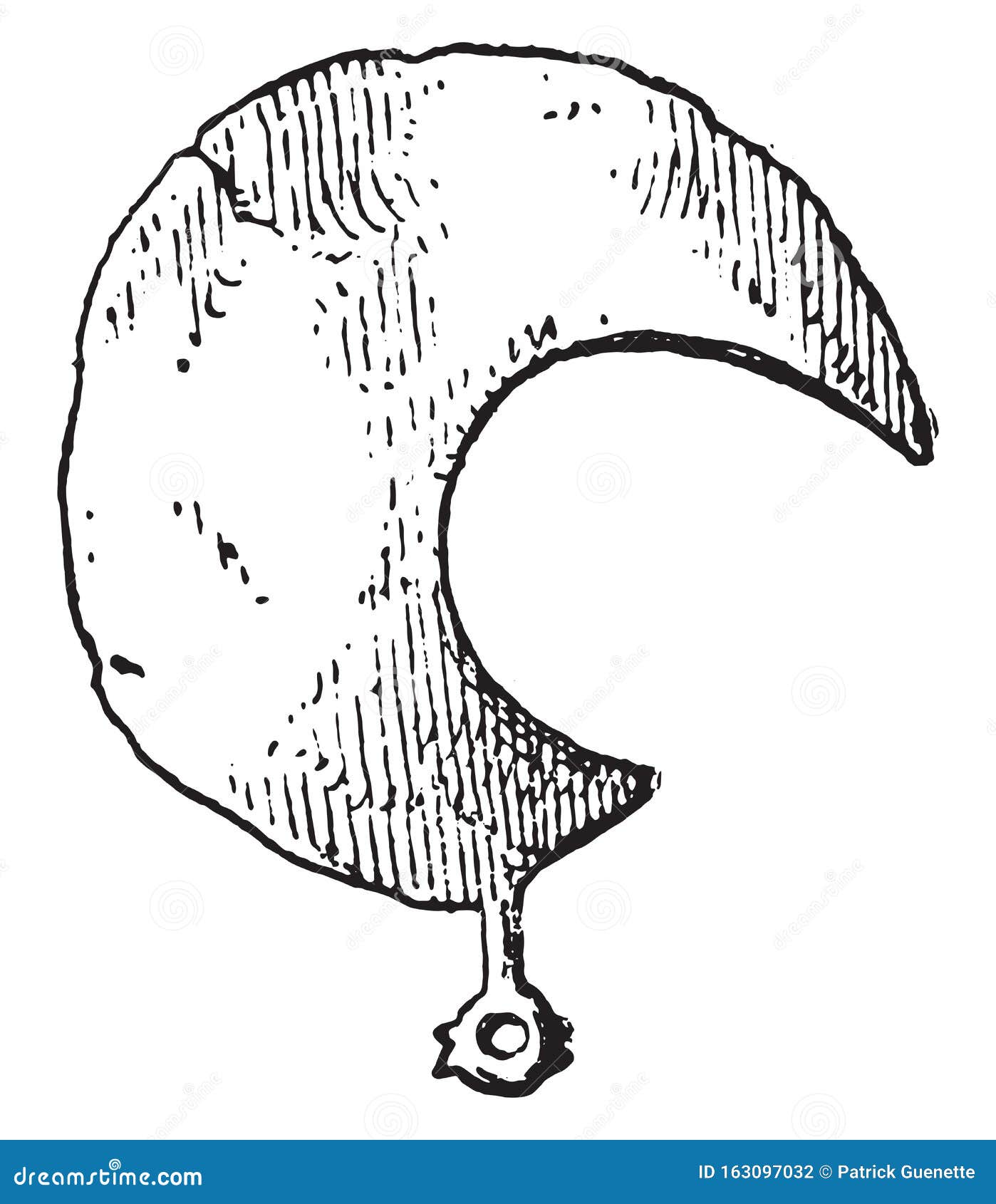 Etruscan Serpe, Vintage Engraving Vector Illustration | CartoonDealer ...