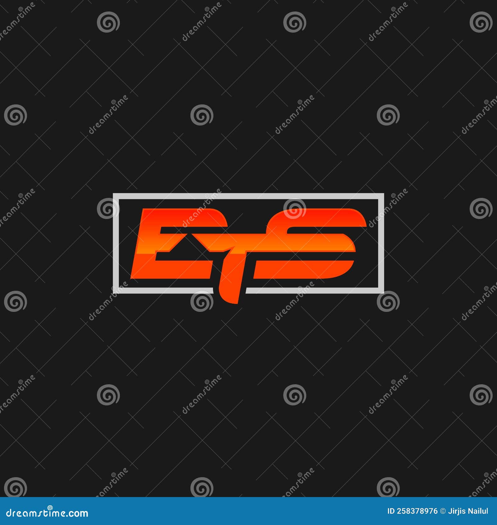 ETS Letter Initial Logo Design Vector Illustration Stock Vector ...