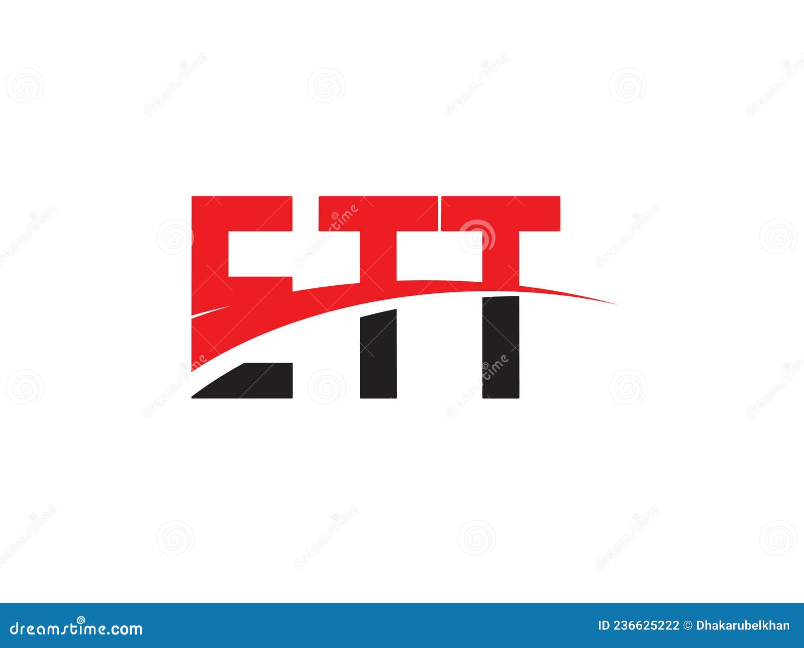 ETT Letter Initial Logo Design Vector Illustration Stock Vector ...