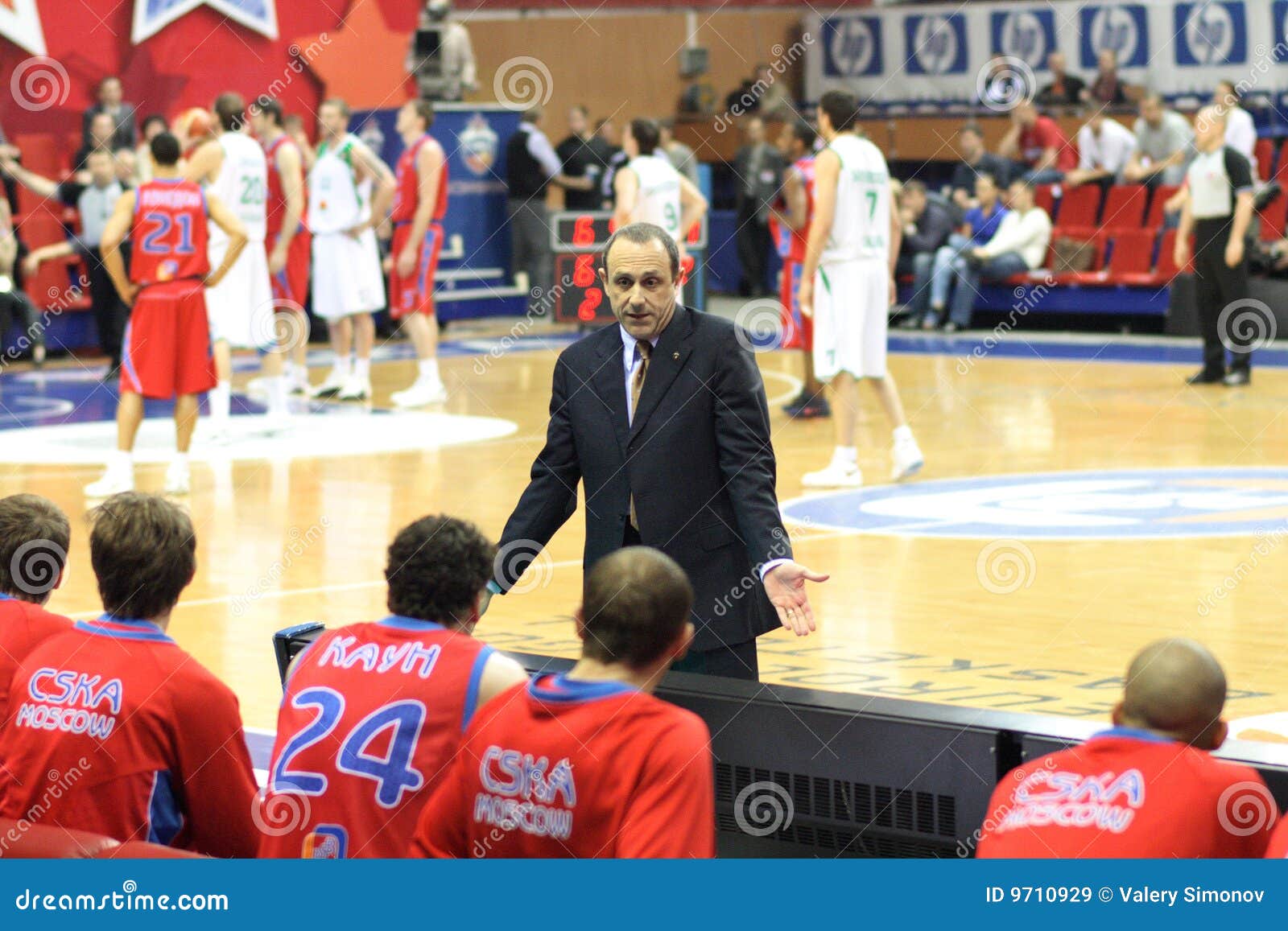 Ettore Messina editorial stock image. Image of basketball - 9710929
