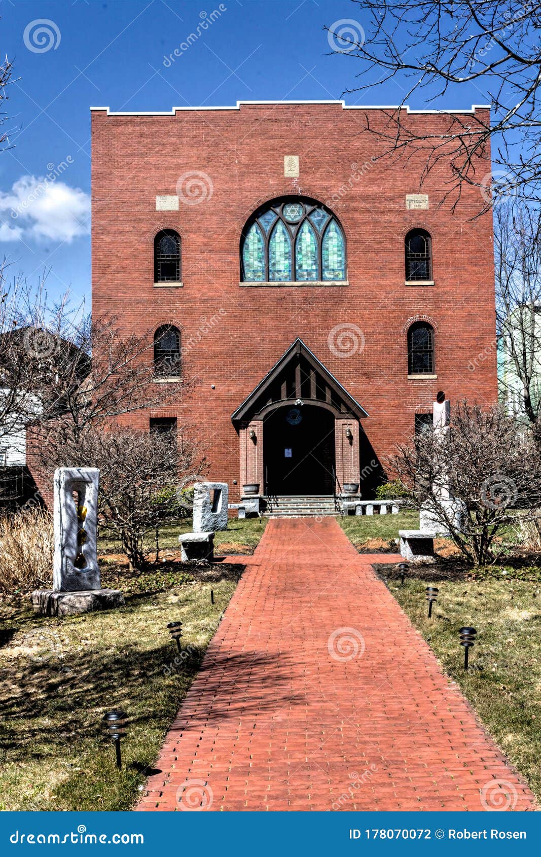 Etz Chaim Synagogue Building Editorial Photography - Image of historic ...