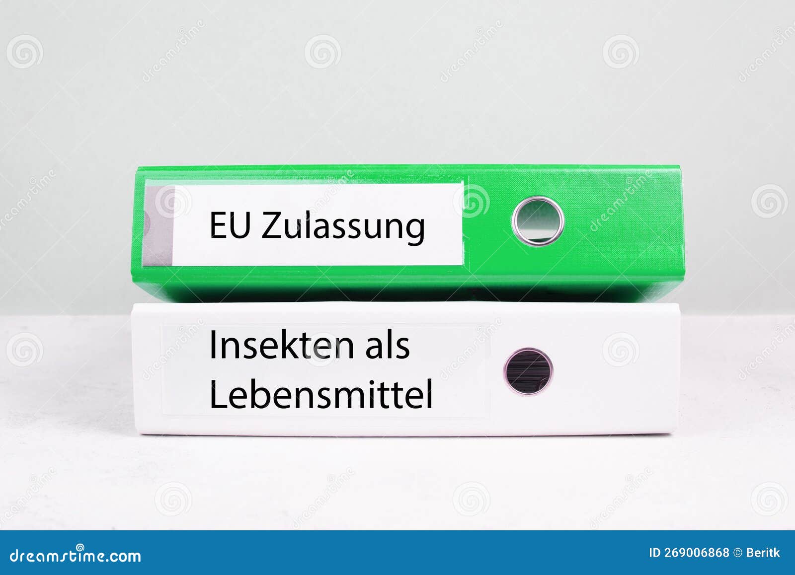 EU Authorization, Insects in Food is Standing in German Language on the ...