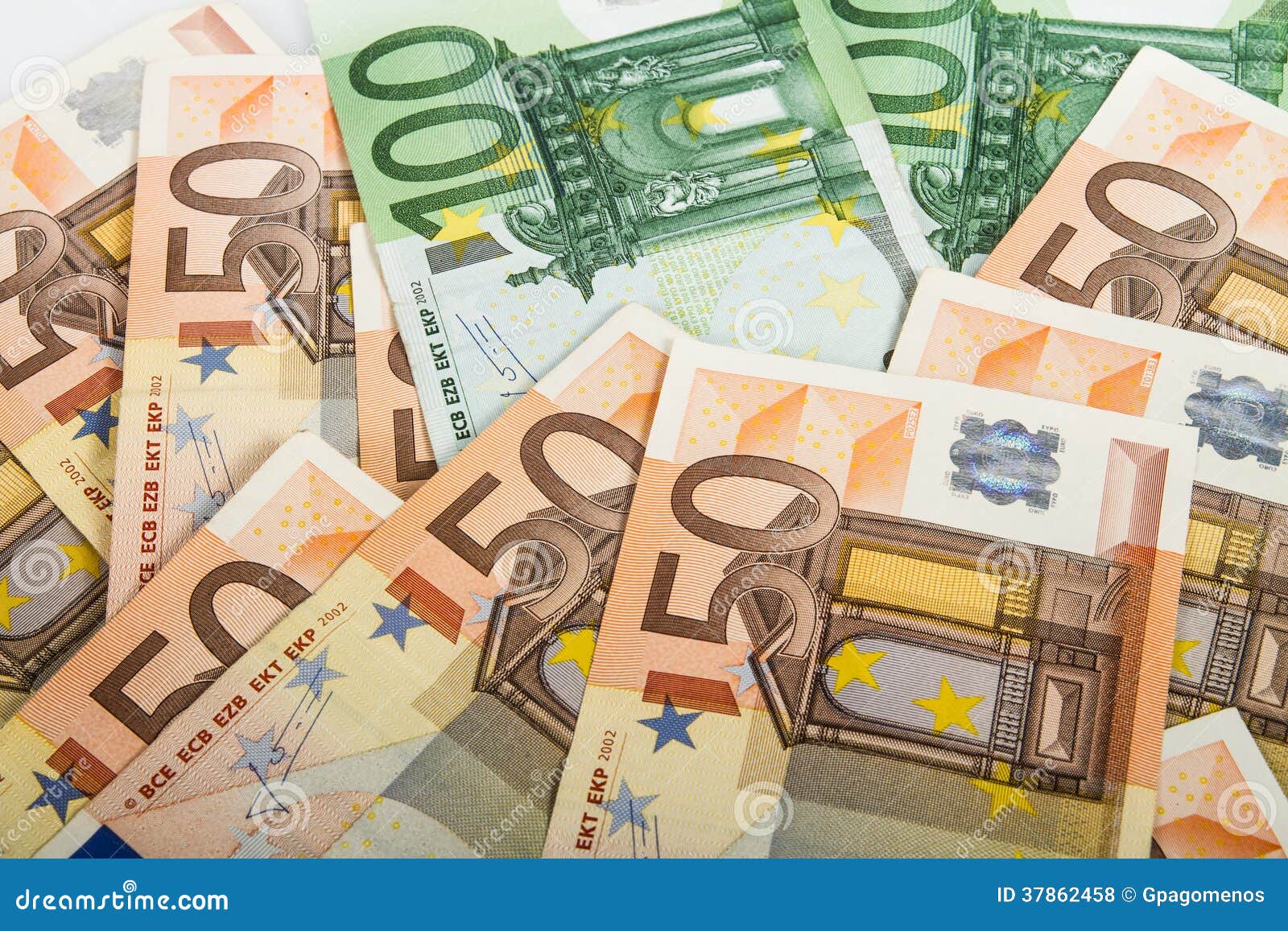 EU bank notes stock photo. Image of note, credit, europe - 37862458
