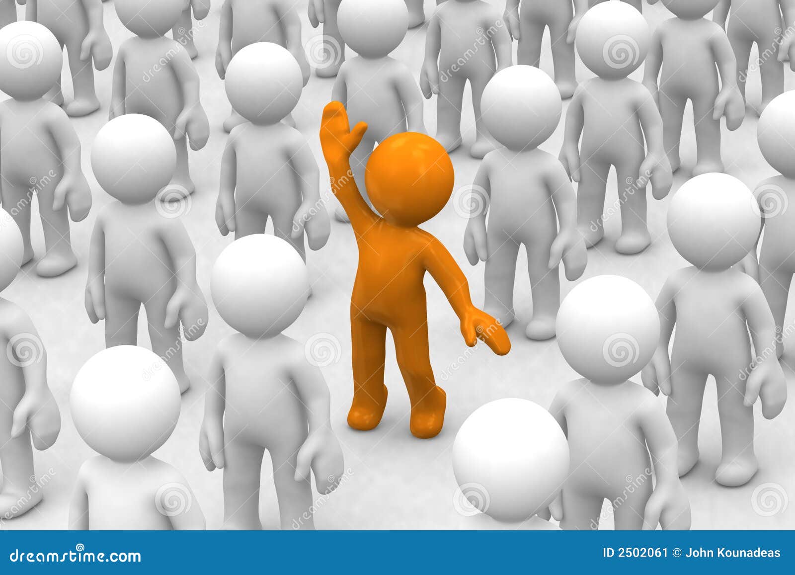 Eu estou aqui! ilustração stock. Ilustração de positivo - 2502061