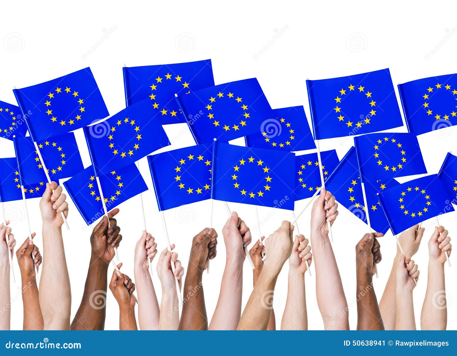 EU Flag Communication Community Holding Concept Stock Image - Image of ...