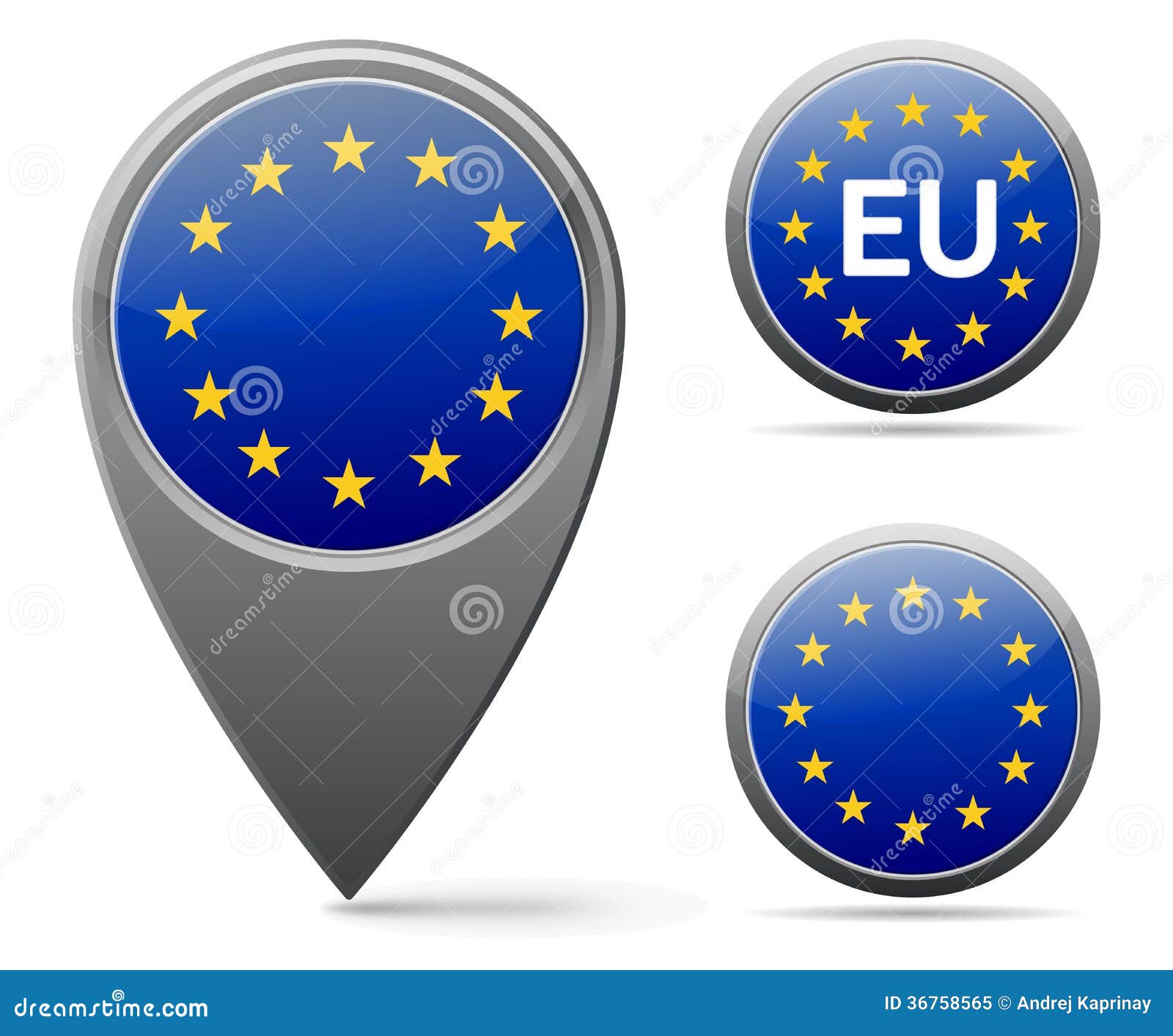 EU flag stock vector. Illustration of peace, flags, stability - 36758565