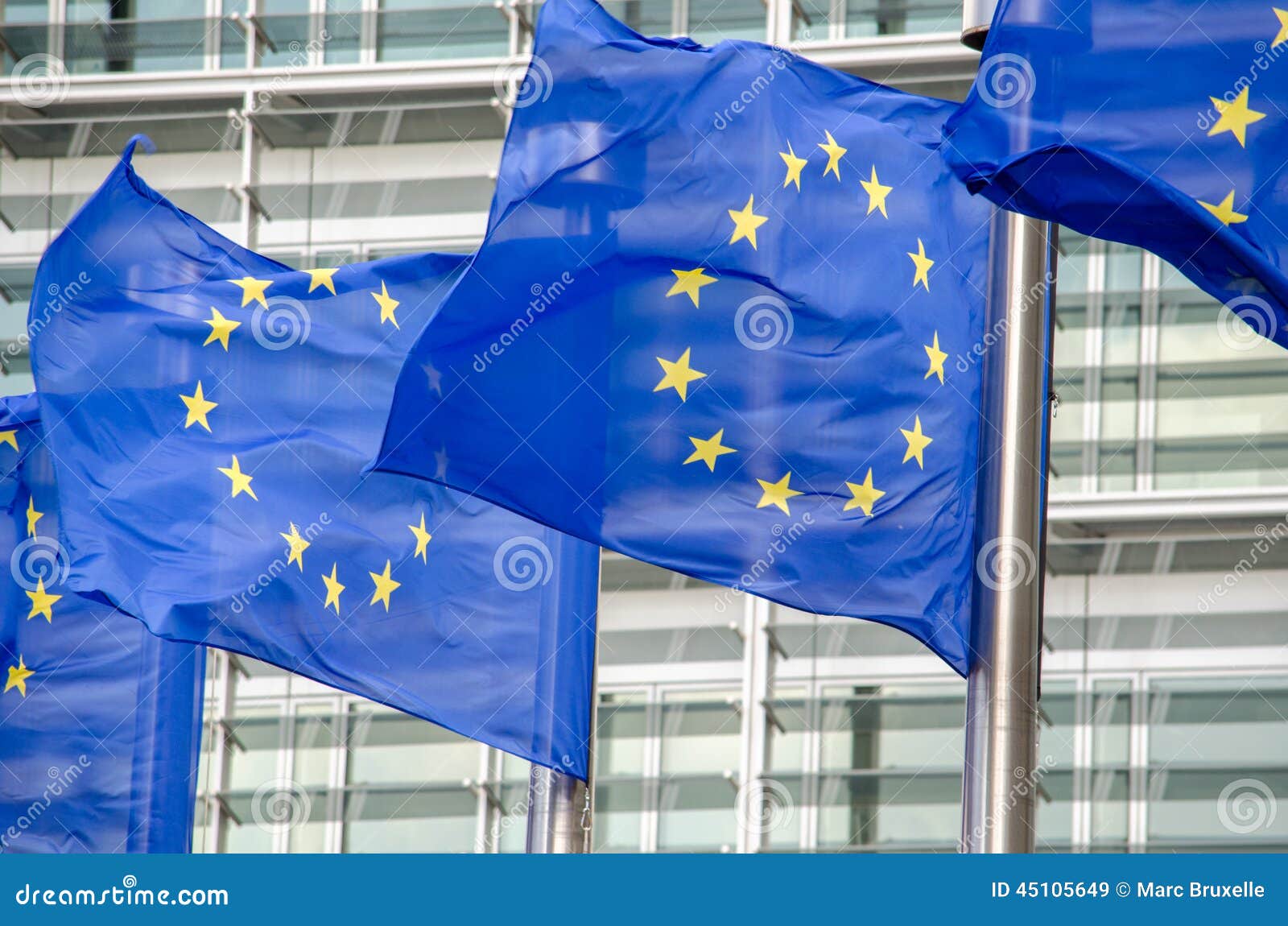 EU flags stock image. Image of banner, international - 45105649