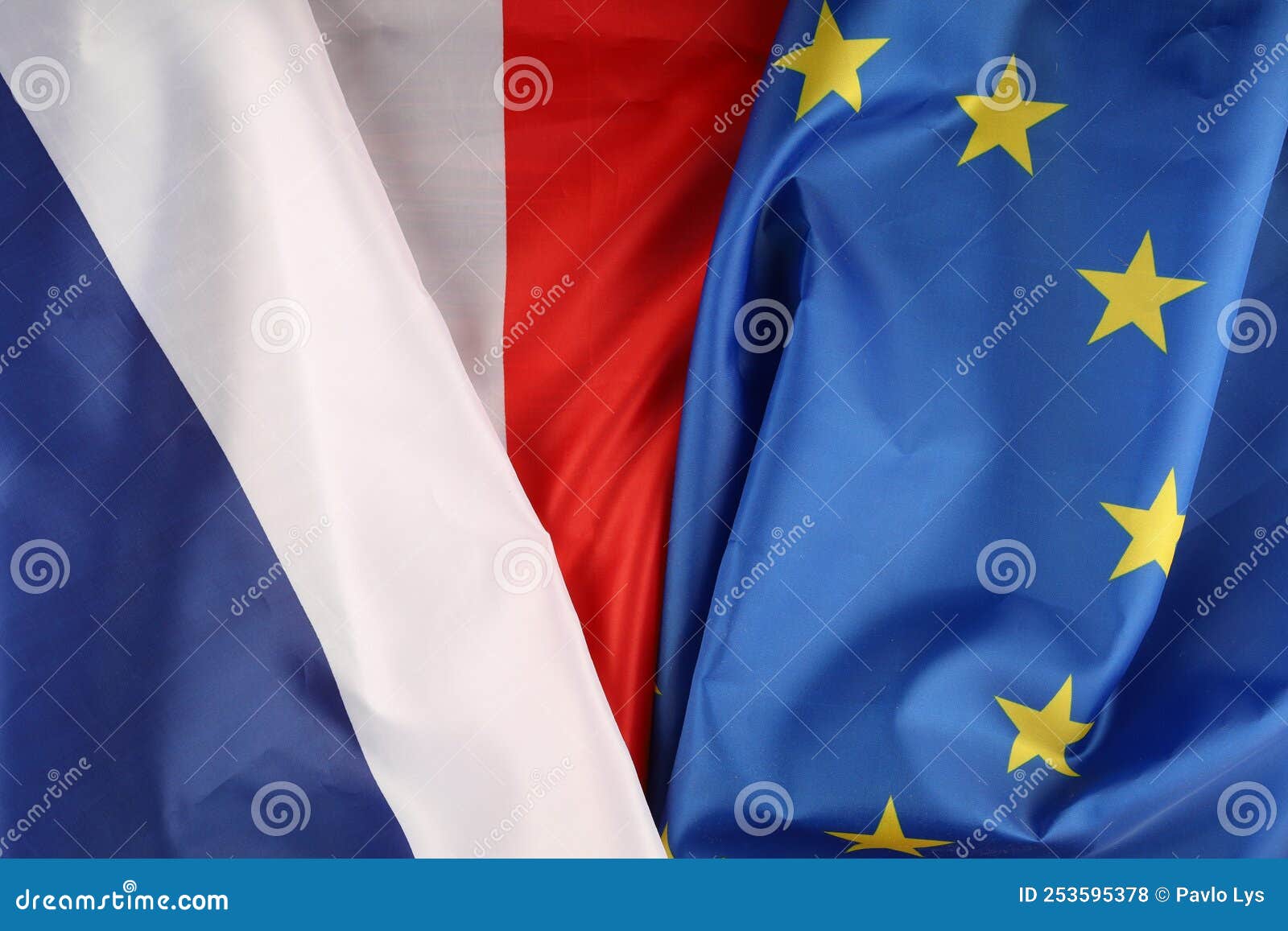 EU and France Flag Close-up Stock Photo - Image of international ...