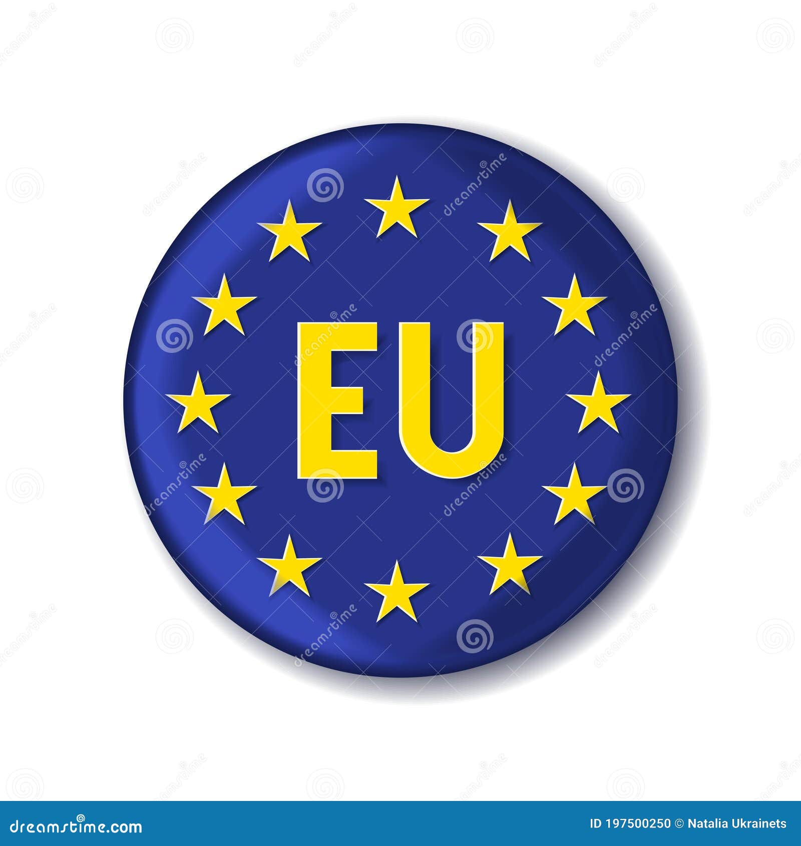 EU logo stock vector. Illustration of vector, flaf, icon - 197500250
