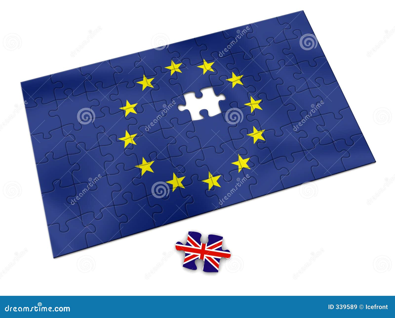 EU puzzle stock illustration. Illustration of flag, game - 339589