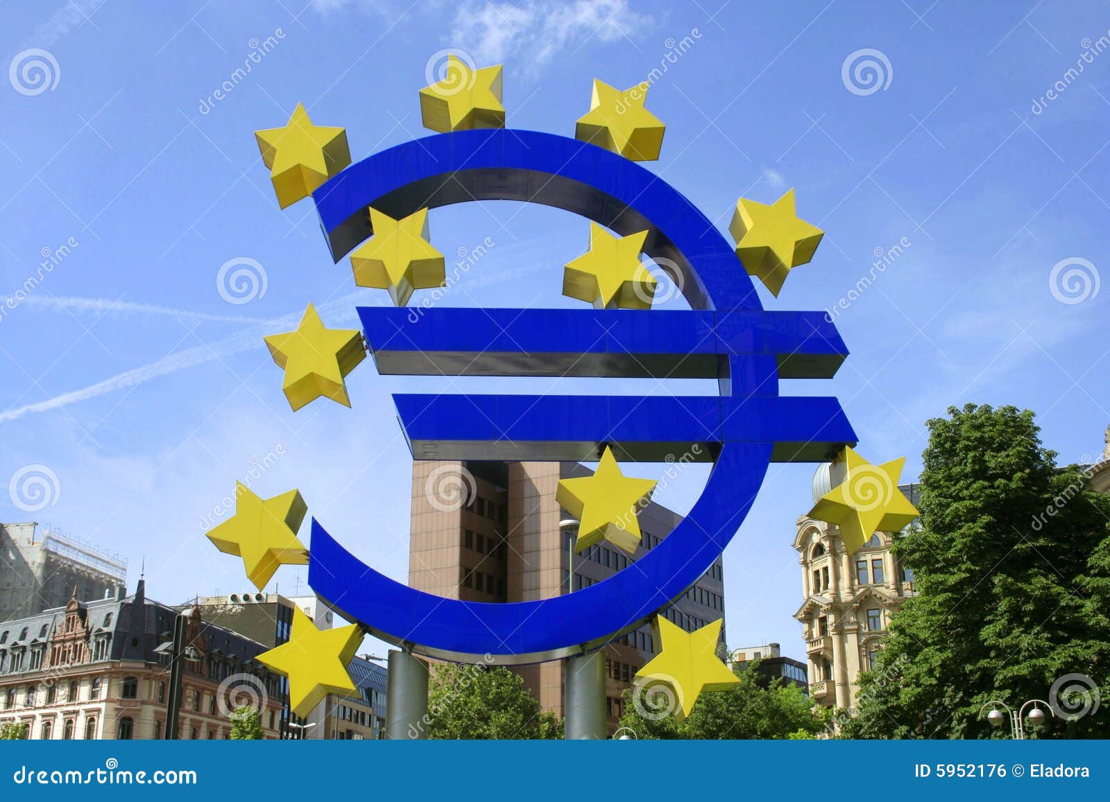 EU sign stock photo. Image of growth, corporation, financial - 5952176