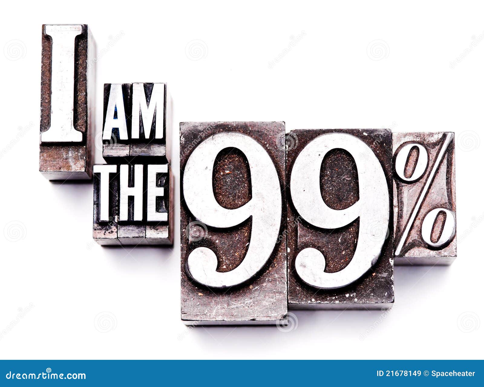 Eu sou o 99% imagem de stock. Imagem de letra, mensagem - 21678149