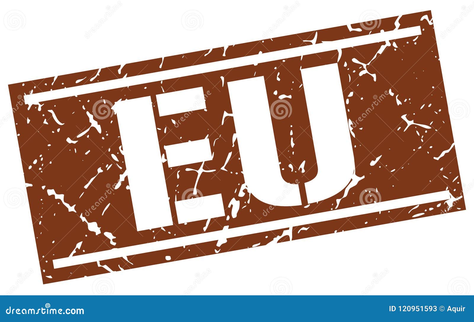 Eu stamp stock vector. Illustration of white, isolated - 120951593