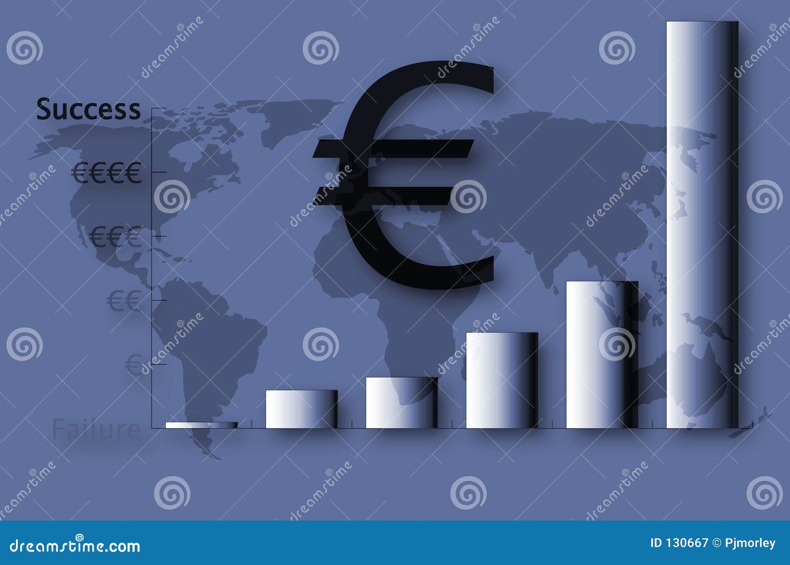 EU Success stock illustration. Illustration of money, index - 130667