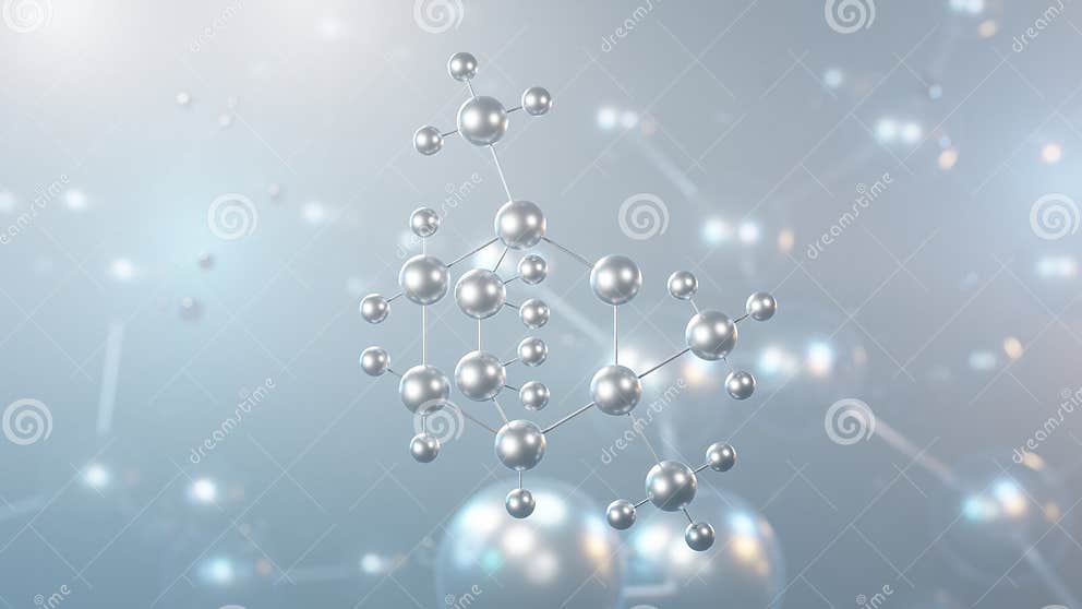 Eucalyptol Molecular Structure, 3d Model Molecule, Cineole, Structural ...
